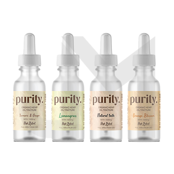 Purity 1500mg Full-Spectrum CBD Hemp Oil 30ml - JM Wholesale