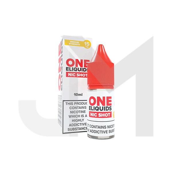 15mg One E-Liquids Standard Nic Shot 10ml (50VG/50PG) – JM Wholesale Ltd