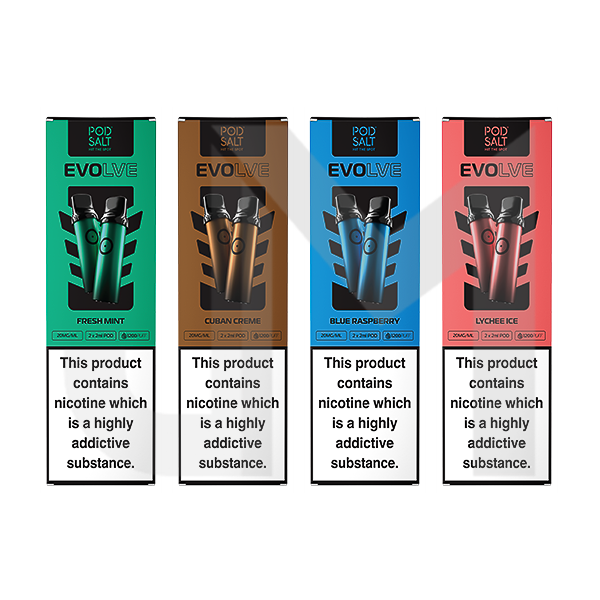 20mg Pod Salt Evolve Pods 2ml - 600 Puffs
