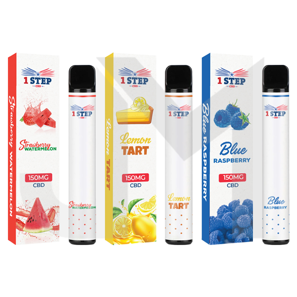 1 Step CBD 150mg CBD Disposable Vape Device