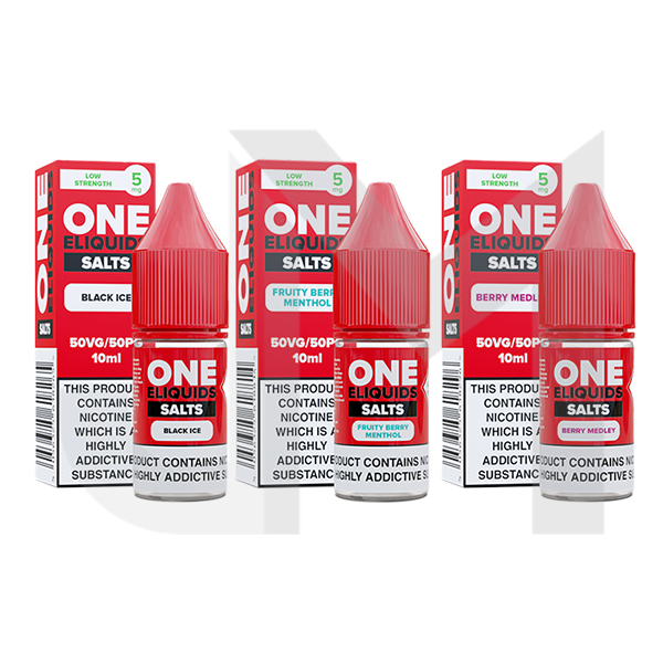 5mg One E-Liquids Flavoured Nic Salt 10ml (50VG/50PG)