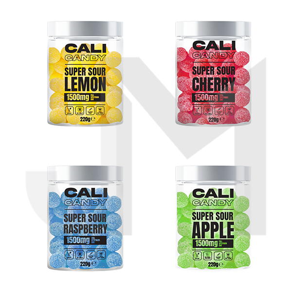 CALI CANDY MAX 1500mg Full Spectrum CBD Vegan Sweets - 10 Flavours