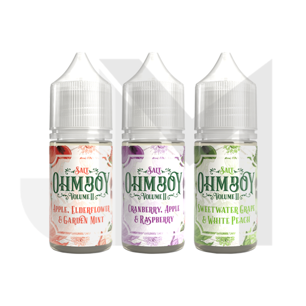 20mg Ohm Boy Volume II 10ml Nic Salt (50VG/50PG) – JM Wholesale Ltd