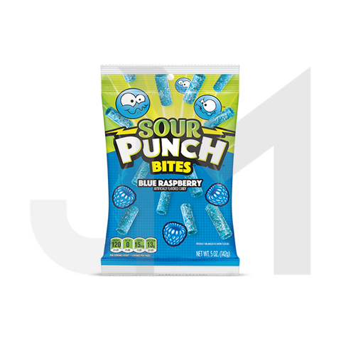 USA Sour Punch Bites Fan Favourites Share Bags - 142g