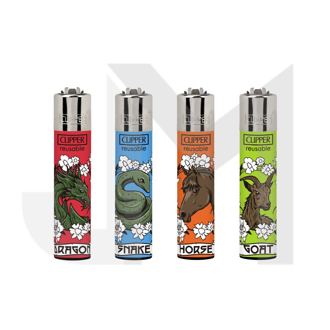 40 Clipper CP11RH Classic Chinese Horoscope Flint Lighters - CL3C1624 ...