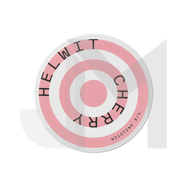 HELWIT 9mg Nicotine Pouches Cherry - 20 Pouches (Buy 2 Get 1 Free)