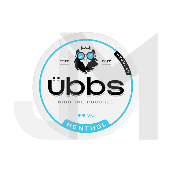 6mg Übbs Menthol Regular Strength Nicotine Pouches - 20 Pouches – JM ...