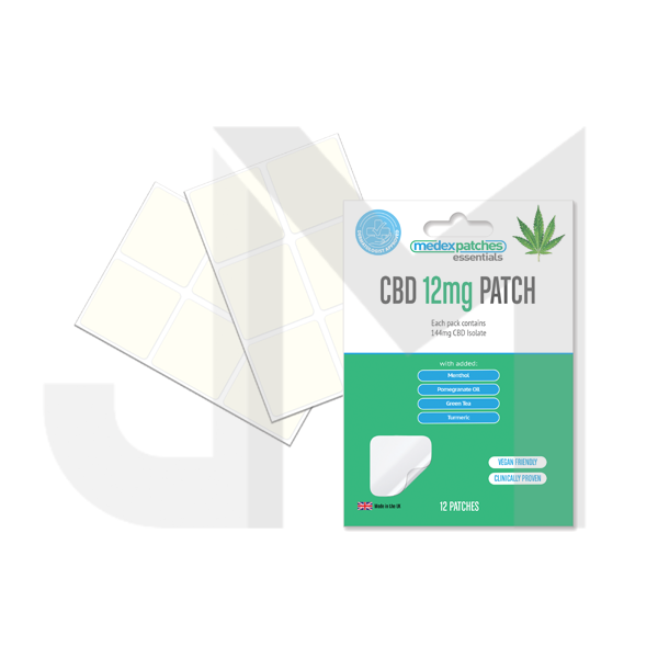 Medex Essentials 12mg CBD Patches - 12 Patches