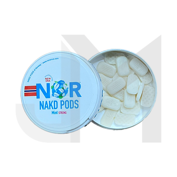 20mg NOR Strong NAKD Pods - 20 Pods | UK Wholesale Nicotine Pouches