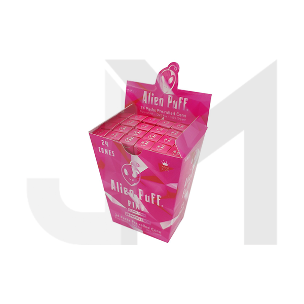 24 Alien Puff Pink King Size Pre-Rolled Pink Cones ( HP196-APC ) – JM ...