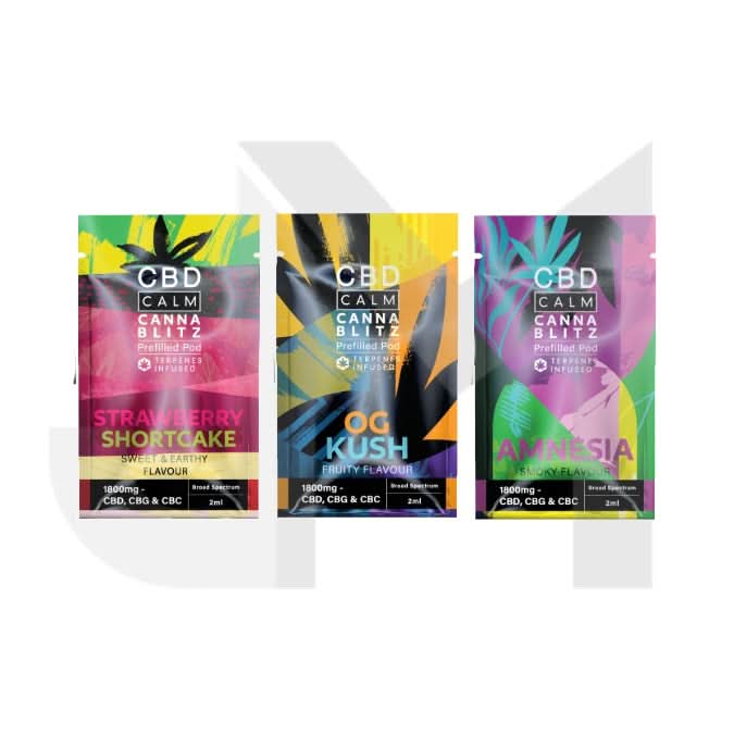1800mg CBD Calm Prefilled Pod Vape Kit | UK Wholesale