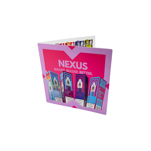 FREE Nexus Promotional Folded Leaflet - For Your Business! 2 Per Custo