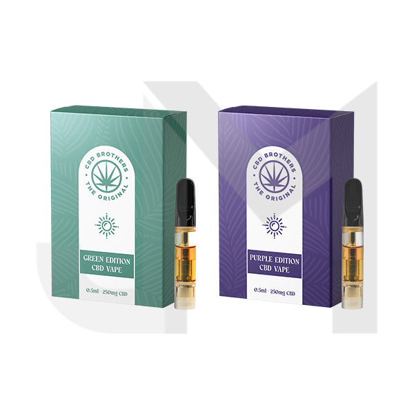CBD Brothers 250mg Vape Cartridges - 0.5ml