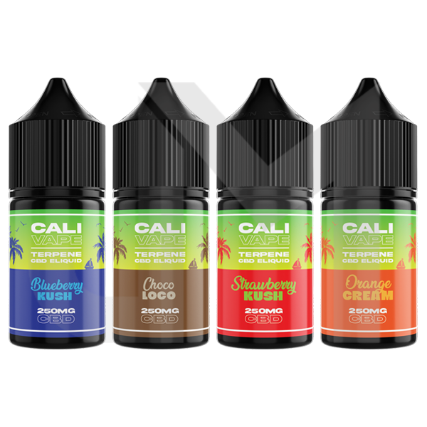 CALI VAPE 250mg Broad Spectrum CBD E-liquid 10ml (60PG/40VG)