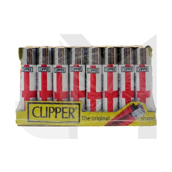 40 Clipper D48 CP11RH Classic Flint England Flag 2025 Lighters - CL5A0