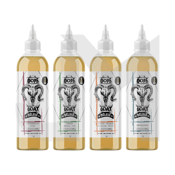 Dope Goat Deluxe 10,000 CBD + CBG E-liquid 250ml (30VG/70PG)