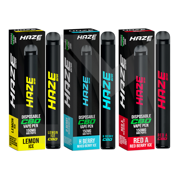 Haze Bar 150mg CBD Disposable Vape Device 600 Puffs