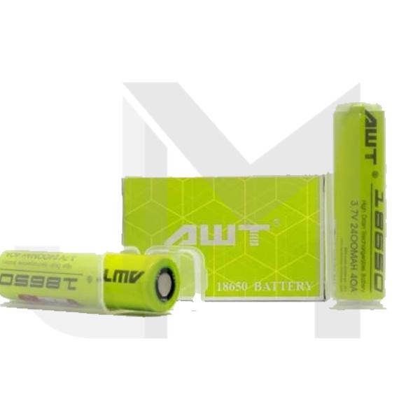AWT 18650 3.7V 2400mAh 40A Battery – JM Wholesale Ltd