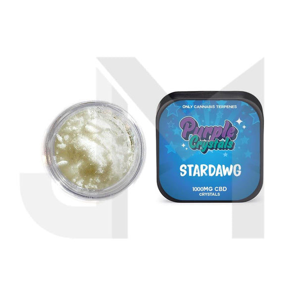 Purple Crystals by Purple Dank 1000mg CBD Crystals - Stardawg (BUY 1 G