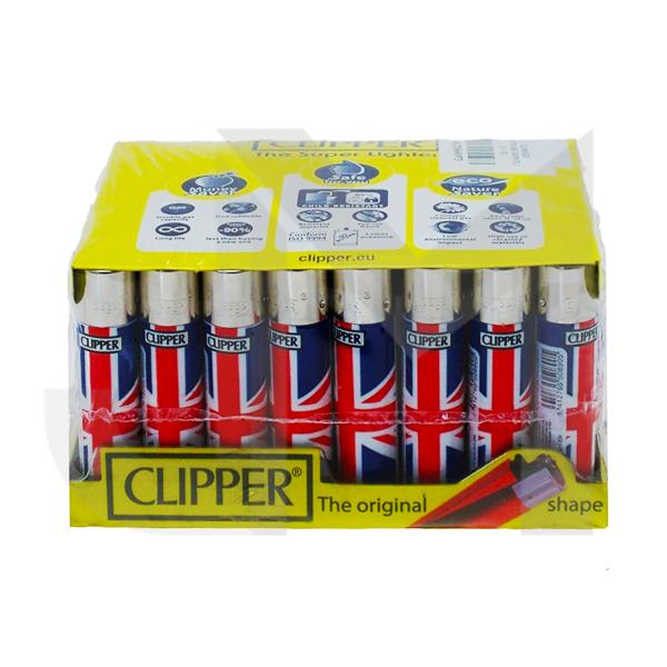 40 Clipper D48 CP11RH Refillable Classic Lighters Union Flag 2025 - CL